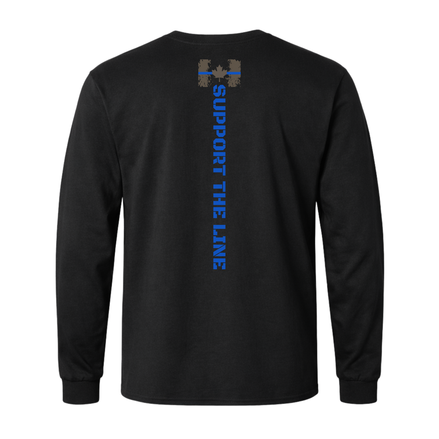 Ruthless Rustlers Support Law Enforcement Canada Long Sleeve T-Shirt