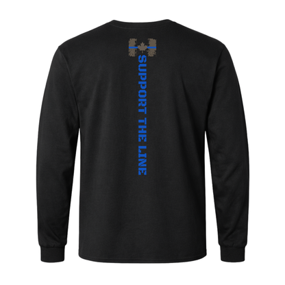 Ruthless Rustlers Support Law Enforcement Canada Long Sleeve T-Shirt